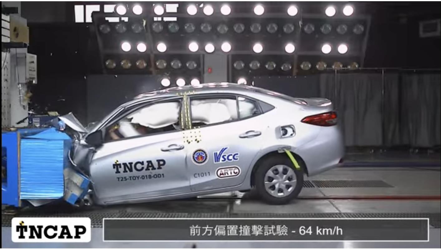 TNCAP 2025 第二季新車安全測試結果公佈，NISSAN SENTRA 獲得五顆星、TOYOTA VIOS 獲得三顆星 - CarStuff 人車事